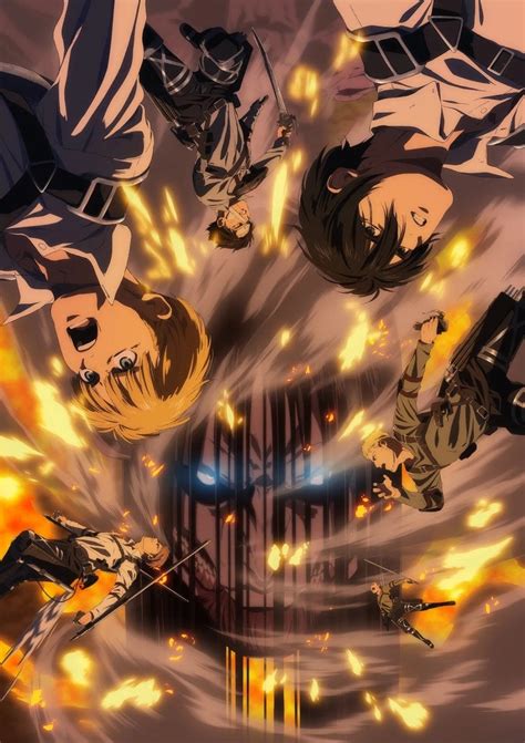L Attacco Dei Giganti Artwork Ufficiale Della Parte 3 Della Stagione