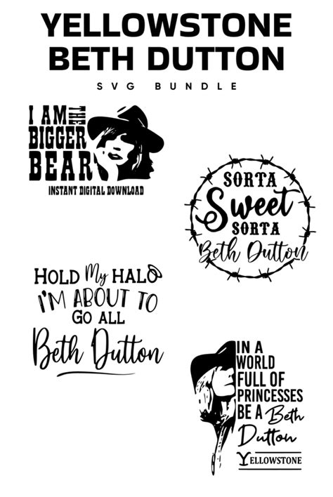 Yellowstone Beth Dutton Svg Masterbundles