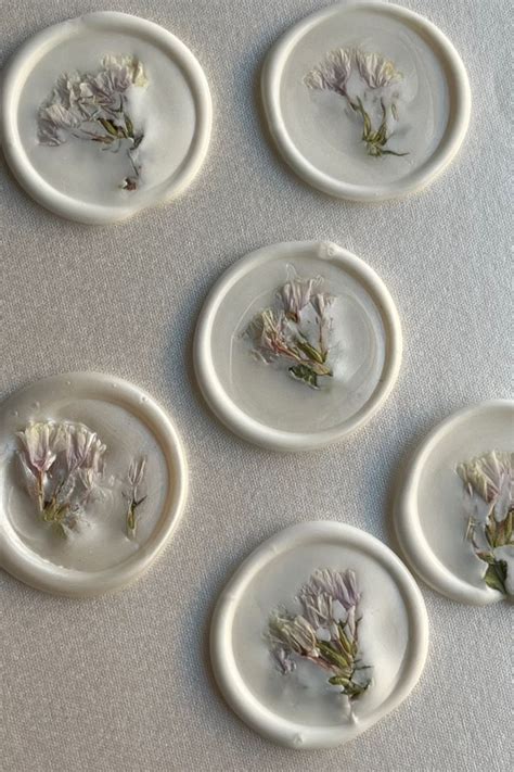 Floral Wax Seal Stamp For Wedding Invitations Personalized Etsy In