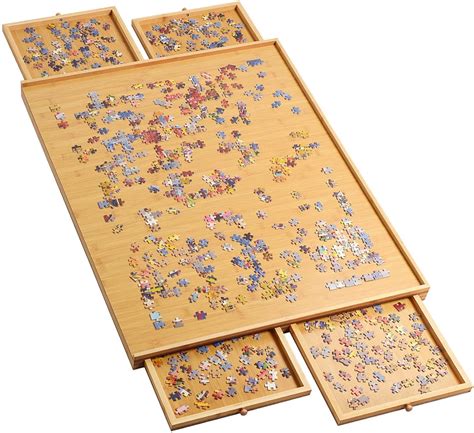 Folding Jigsaw Puzzle Board Table For Adults Pieces Portable