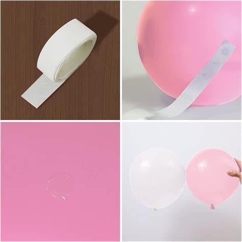 Macaron rosa bebé rosa macaron amarillo globo guirnalda arco kit telón