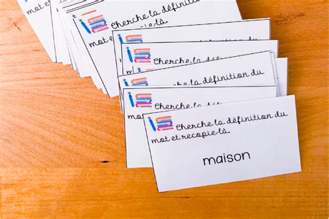 Les ateliers de français vocabulaire