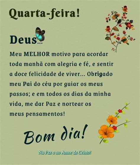 Bom Dia Quarta Feira Mensagens E Imagens Gifs Para Voc