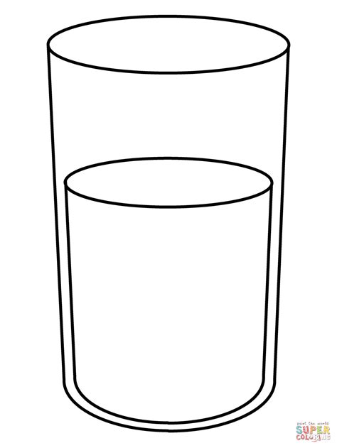 Glas mælk Emoji tegninger til print