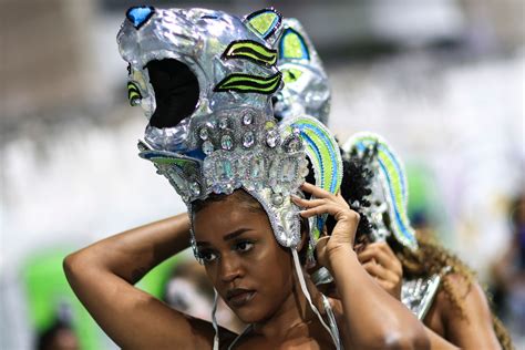 In images The Carnival parades at Marquês de Sapucaí Sambodrome in Rio
