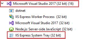 Visual Web Developer How Do I Start Stop IIS Express Server Stack