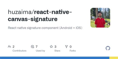 GitHub Huzaima React Native Canvas Signature React Native Signature