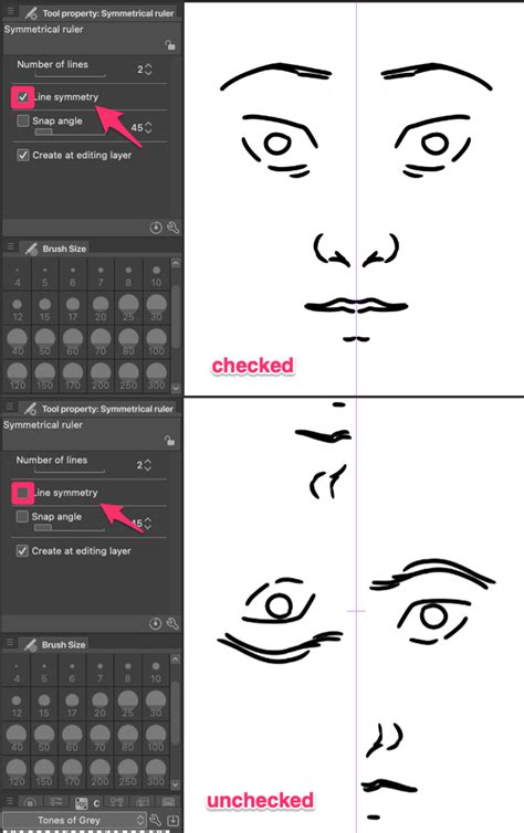 How To Use Symmetrical Ruler In Clip Studio Paint