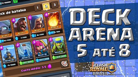 DECK Corredor para Chegar na Arena 5 6 7 e 8 2800 Troféus Clash