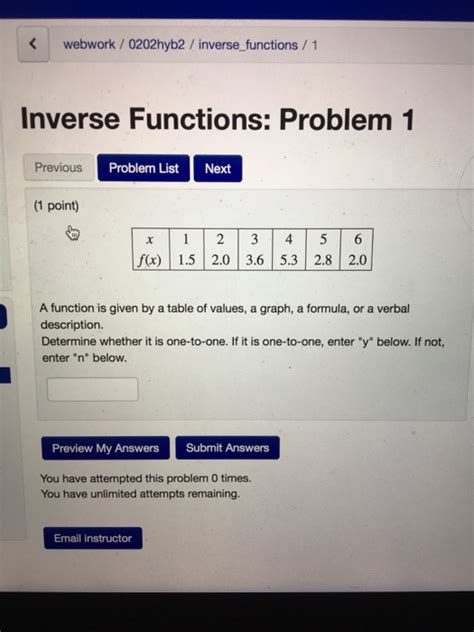 solved a function is given by a table of values a graph