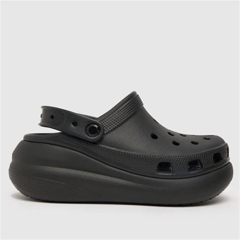 Crocs Black Classic Crush Clog Sandals ShoeFreak
