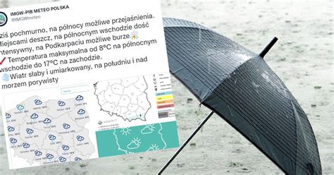 Prognoza Pogody Na Sobot B Dzie Deszczowo Sobota Wrze Nia R