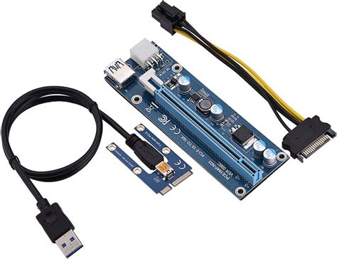 Fosa Mini PCI E Express 16x Extender Riser Adapter 0 6m Amazon Co Uk