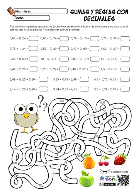 Sumas Y Restas Ejercicios Online Image To U