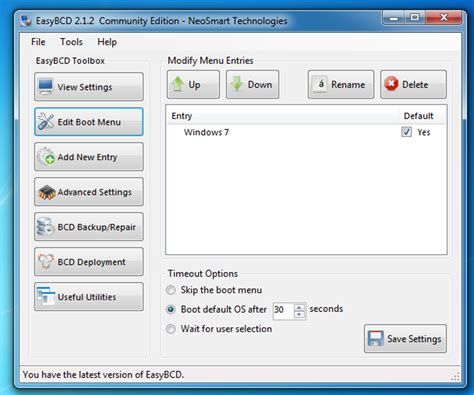 Easybcd Windows Version Free Dual Boot Tool For Windows Pc It Pro