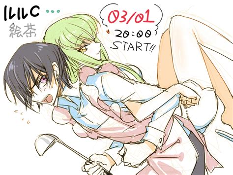 C C And Lelouch Lamperouge Code Geass Drawn By Creayus Danbooru