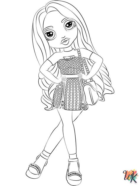 Dibujos Para Colorear Rainbow High Descargar Y Colorear