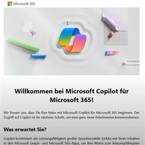 Microsoft 365 KI Assistent Copilot Jetzt für alle Unternehmen verfügbar