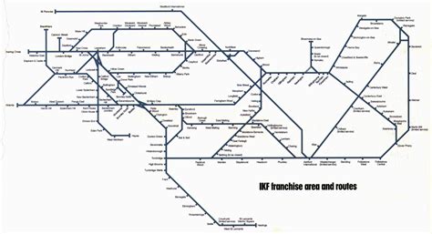 South Of England Railway Map