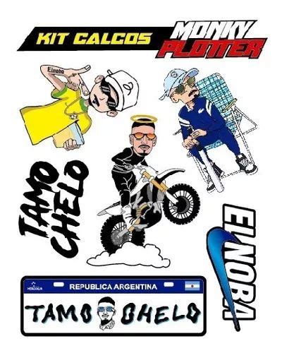 Calcos Stickers Noba Tamo Chelo El Noba 3 960 Stickers