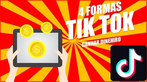 Confira 4 Formas De Ganhar Dinheiro No TikTok Trabalhar Em Casa YouTube