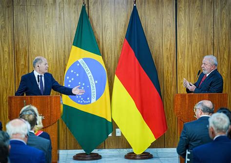 Brasil Alemania Lula Y Scholz Prometen Acelerar Un Acuerdo Entre