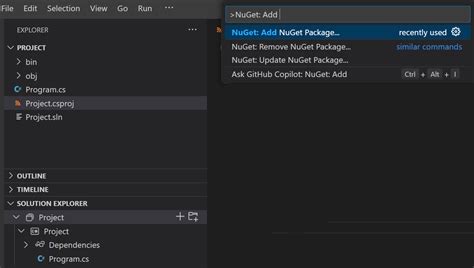 C Package Management With NuGet In Visual Studio Code