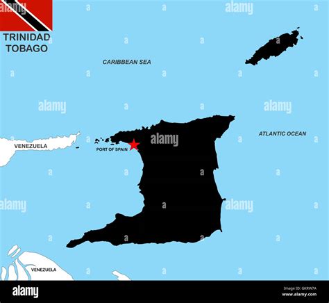 Trinidad And Tobago Map Hi Res Stock Photography And Images Alamy