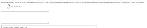 Solved Prove The Identity Assuming That S Satisfies The Chegg