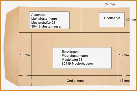 Brief Beschriften Vorlage Inspiration 5 Briefumschlag Richtig