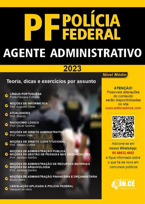 PDF Apostila Agente Administrativo PF Polícia Federal esquematizada
