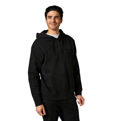 BLUZA Z KAPTUREM NA ZAMEK FOX PINNACLE BLACK BLACK FOX SKLEP PL