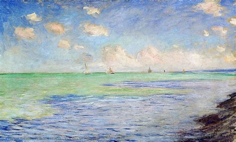 Gemälde Reproduktionen Das Meer in Pourville 1882 von Claude Monet