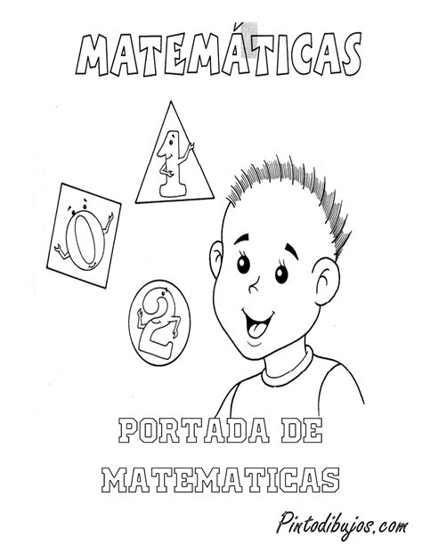 Dibujos Para Portadas De Matematicas Dibujos Para Colorear Y Pintar