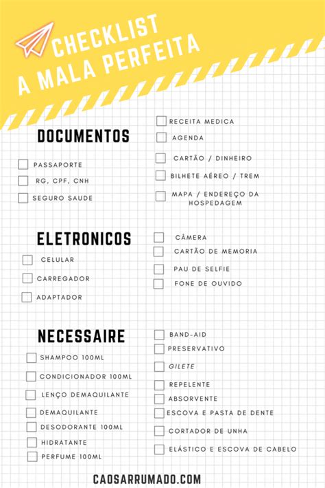 MALA DE VIAGEM O QUE LEVAR PARA CADA DESTINO