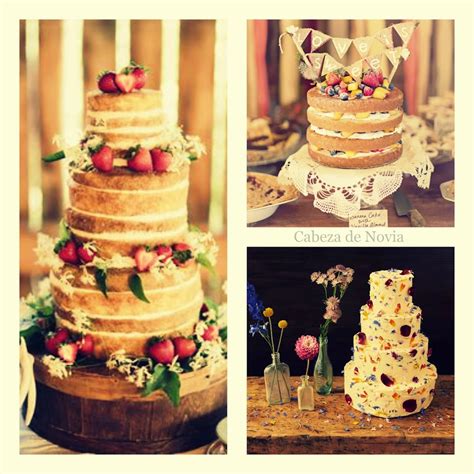 Naked Cakes O Tortas Desnudas Tendencia Irresistible En Bodas 2015 Bodas