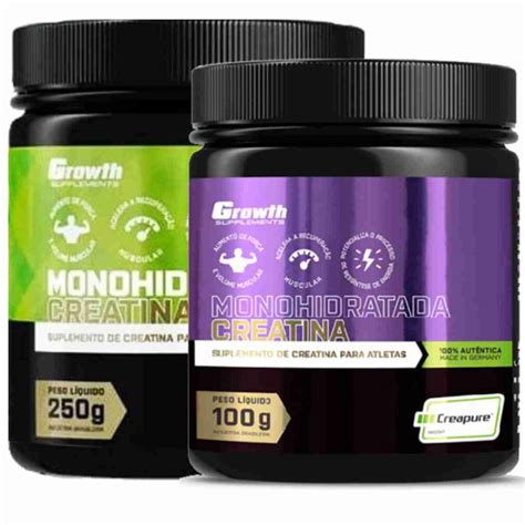 Creatina Monohidratada G Creatina G Creapure Growth Submarino