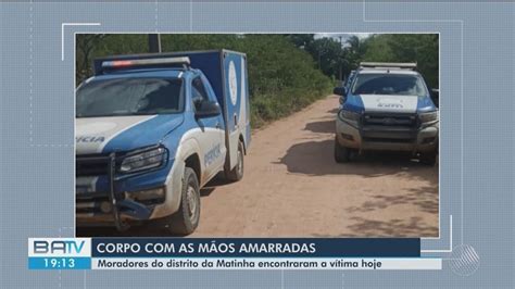 Homem é encontrado morto marcas de tiros e mãos amarradas no