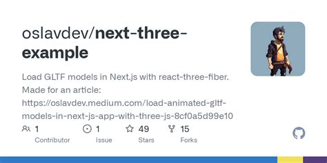 GitHub Oslavdev Next Three Example Load GLTF Models In Next Js With