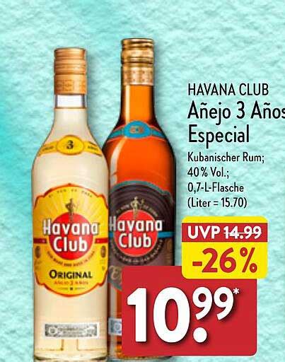 Havana Club Añejo 3 Años Especial Angebot bei ALDI Nord 1Prospekte de