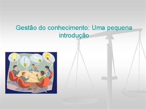 Gesto Do Conhecimento Uma Pequena Introduo CONCEITOS DE