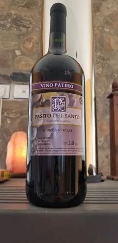 Vino Patero Tinto Pasito Del Santo Mercadolibre