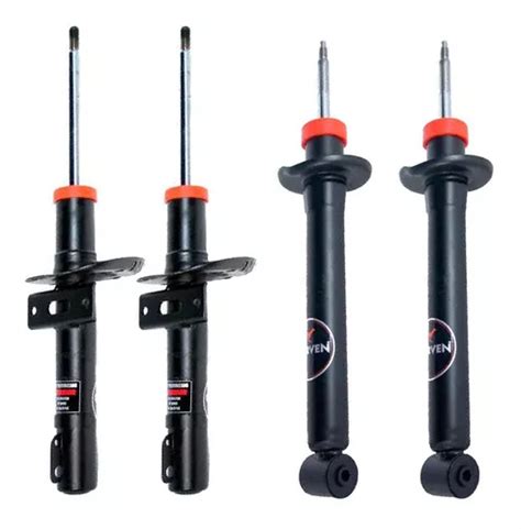 Kit X4 Amortiguadores Delanteros Y Traseros P Gol Trend