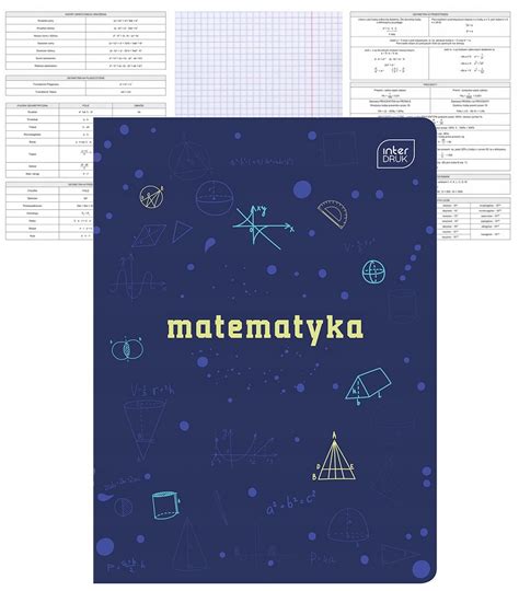 Zeszyt Przedmiotowy A5 60 Kratka MATEMATYKA Hybrid 14195366539 Allegro Pl