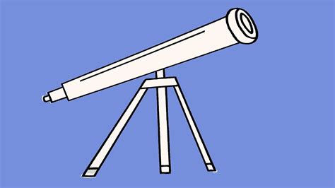 C Mo Dibujar Un Telescopio F Cil Paso A Paso Dibujo De Telesc Pio