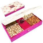 Buy Jaiccha Ghasitaram Gifts Diwali Rangoli Box Of 4 Dryfruits 800 Gram