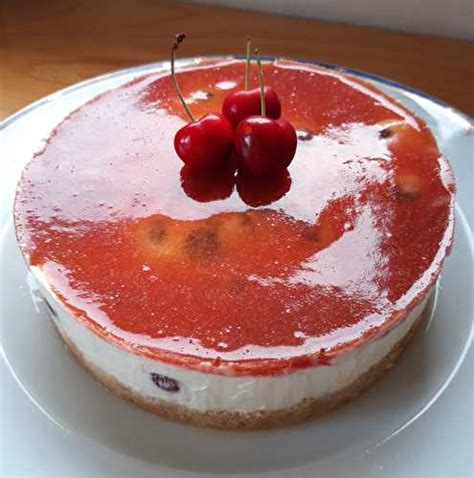Cheesecake aux cerises sans cuisson de La Malle à recettes et ses
