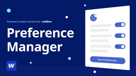 Outdated Preference Manager Cookie Consent For Webflow Youtube