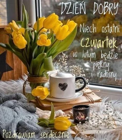Pin Di Marta Su Czwartek Buongiorno Fiori Tulipani Buongiorno Caff