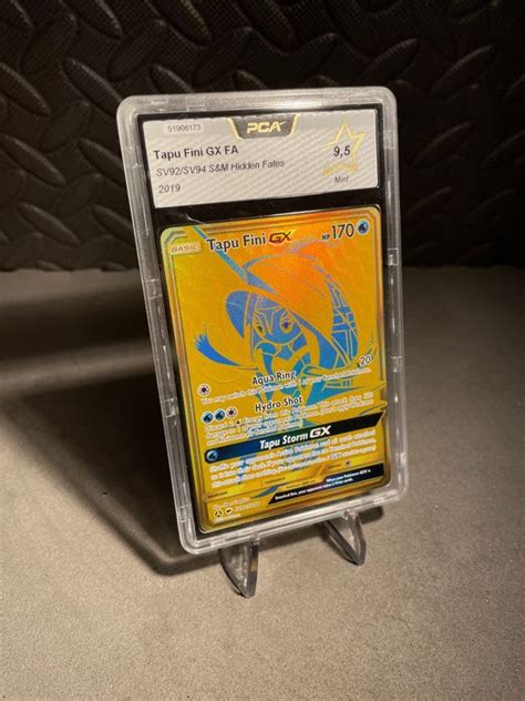 Hidden Fates Pokémon Graded Card PCA 9 5 Tapu Fini GX Catawiki